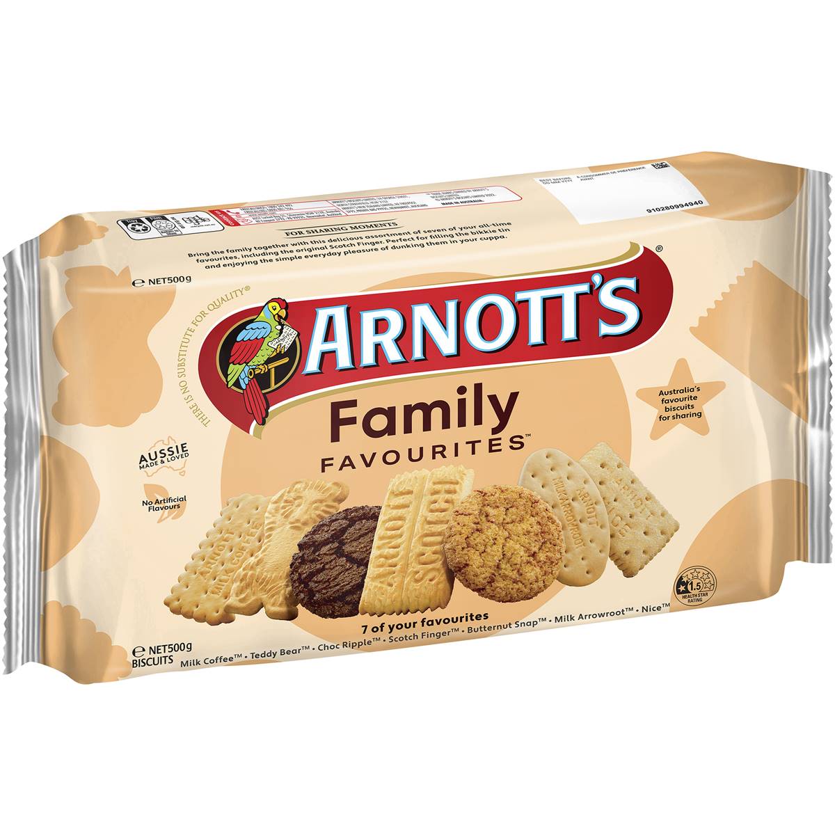 Arnotts Family Favourites 500gm - Everyday Supplies